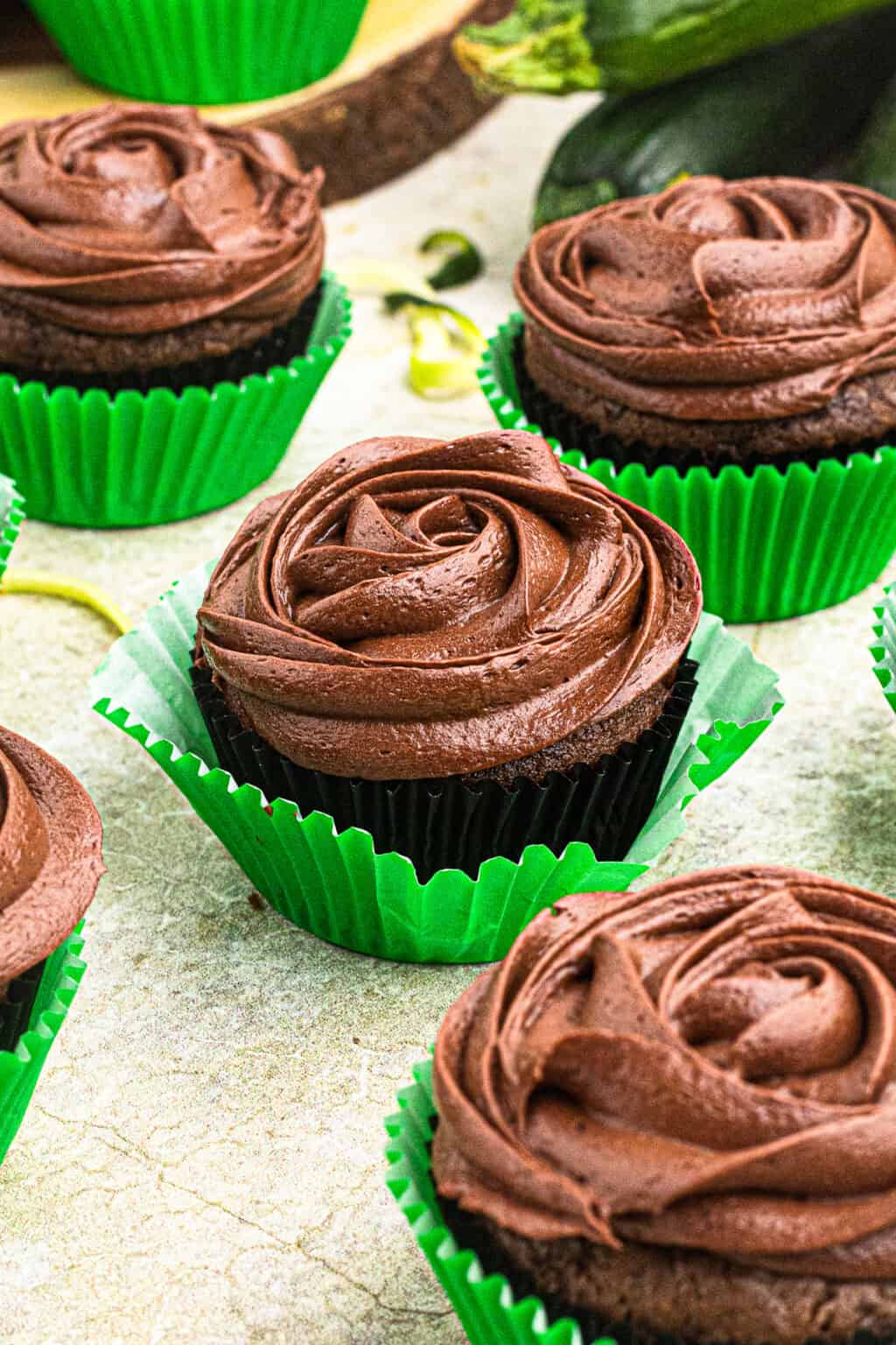 Chocolate Zucchini Cupcakes Recipe - Easy Dessert Recipes