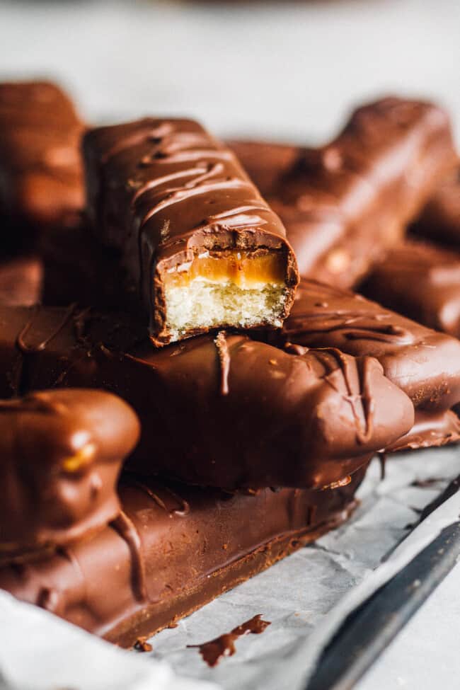 Homemade Twix Bars Recipe - Easy Dessert Recipes