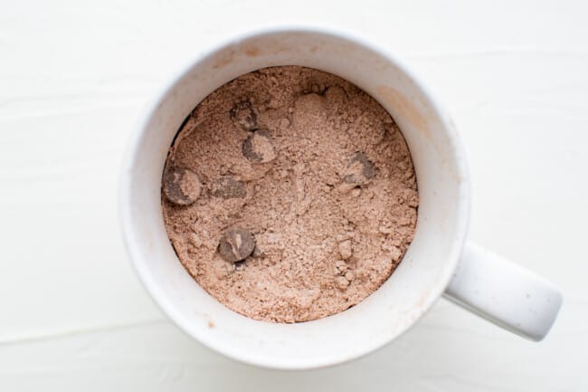 Microwave Brownie in a Mug Recipe - Easy Dessert Recipes