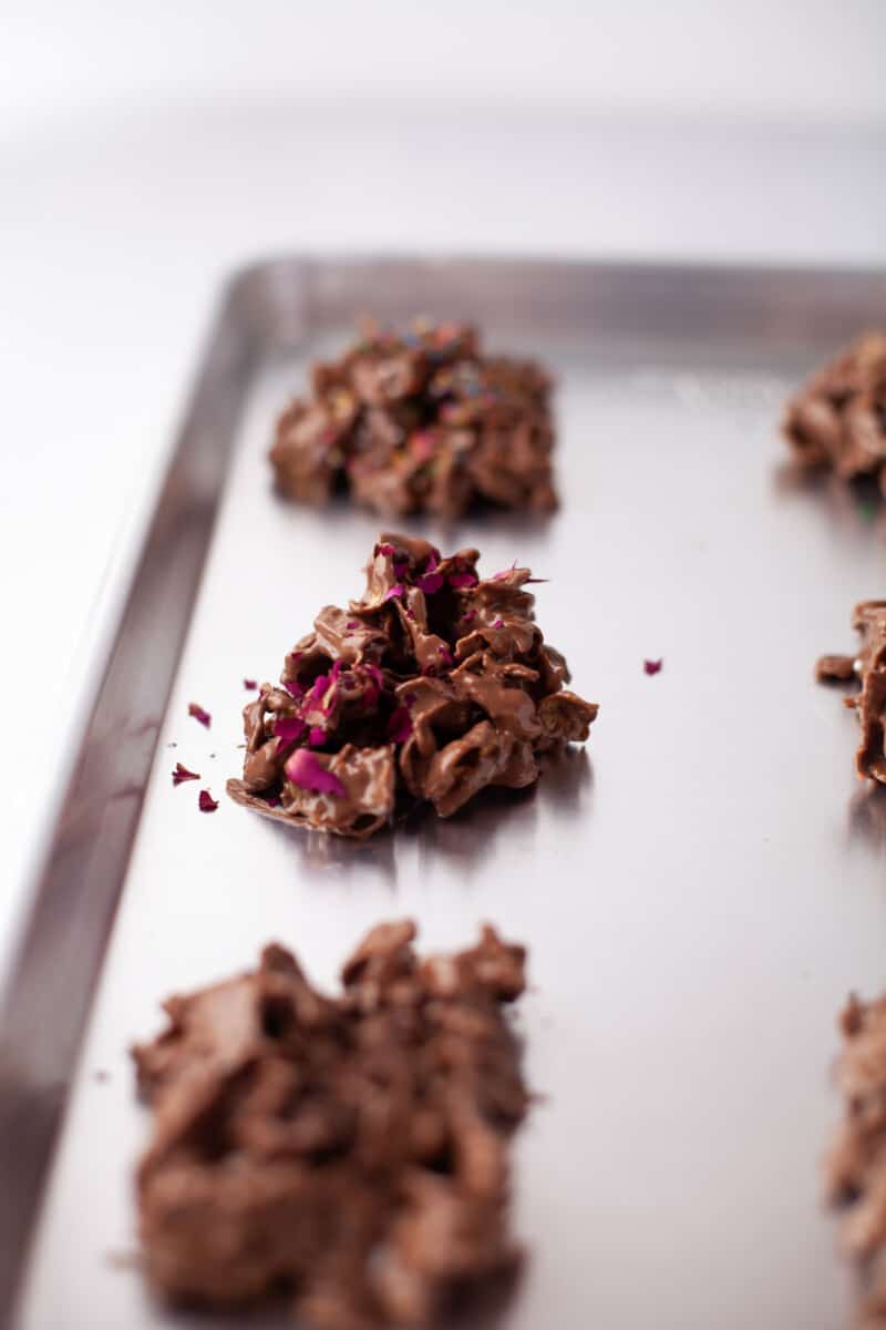 Milk Chocolate Cornflake Cookies Recipe - Easy Dessert Recipes