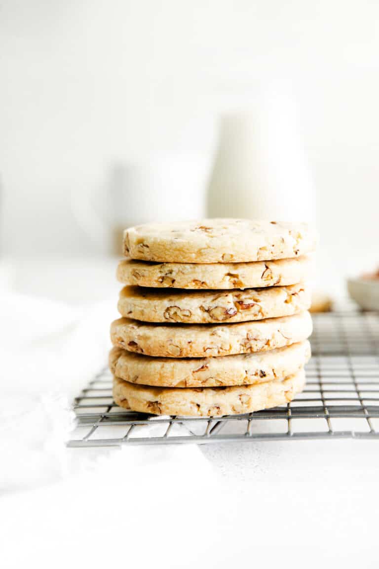 Pecan Shortbread Cookies Recipe - Easy Dessert Recipes