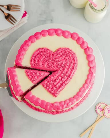 Pink Velvet Cake Recipe - Easy Dessert Recipes