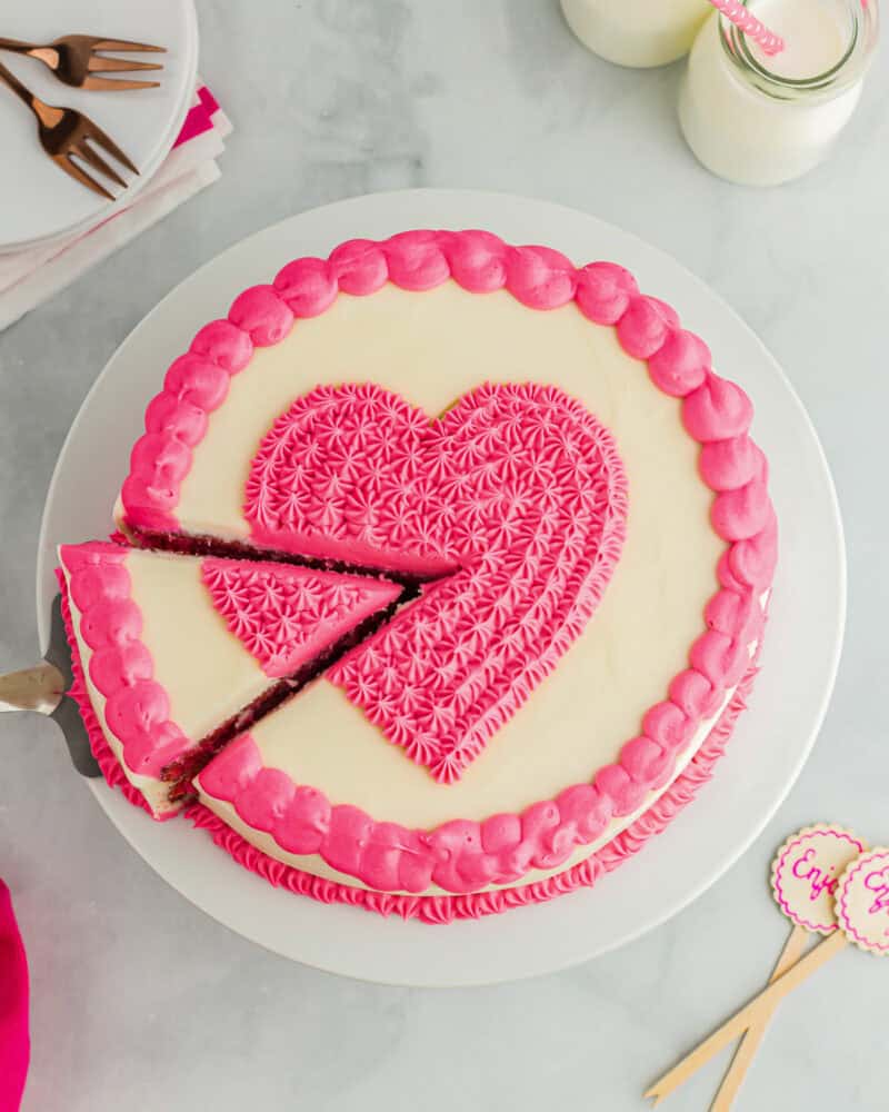 Pink Velvet Cake Recipe - Easy Dessert Recipes