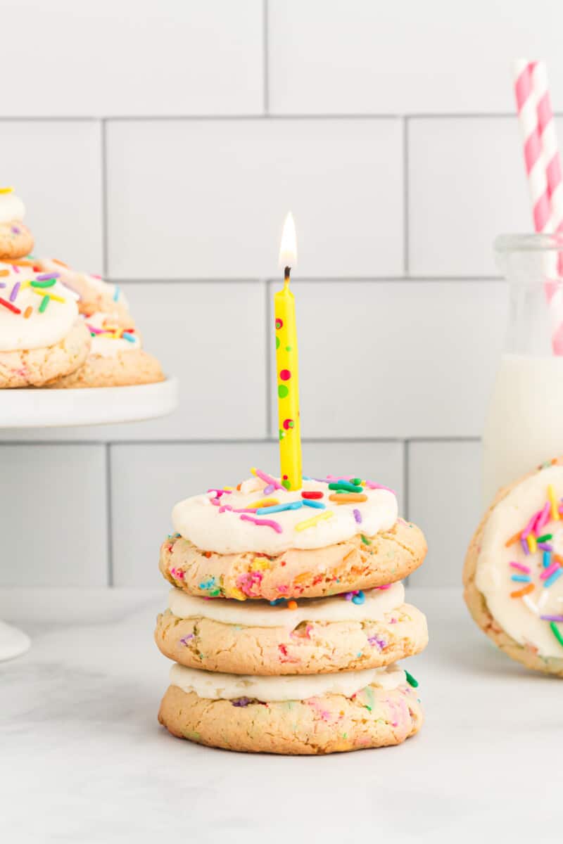 Birthday Cake Cookies Recipe - Easy Dessert Recipes