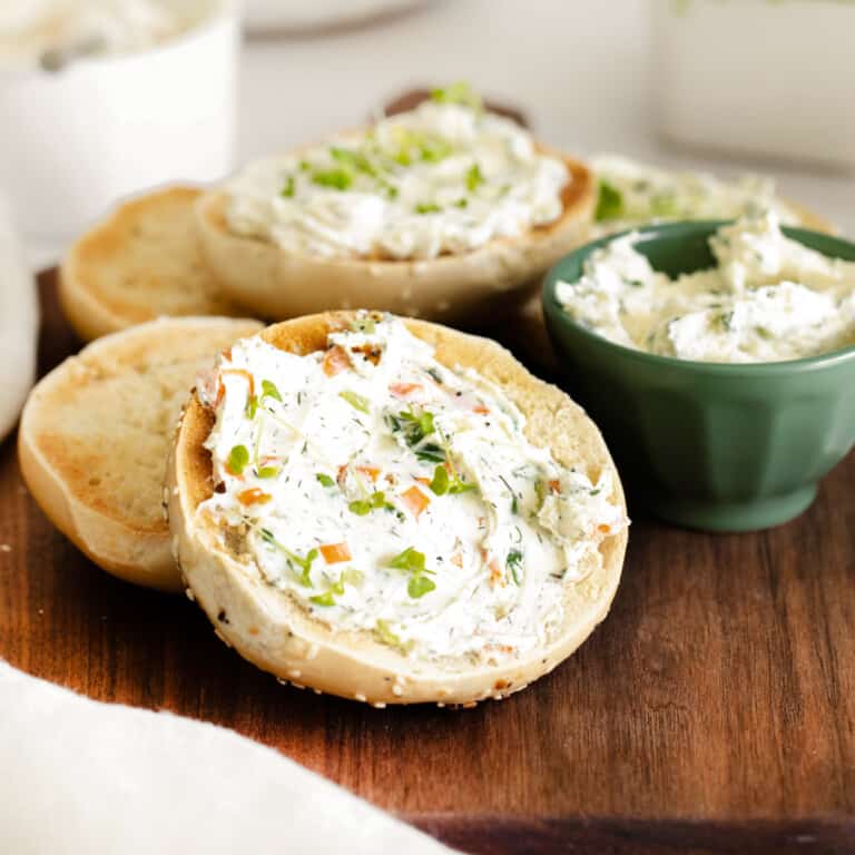 Homemade Flavored Cream Cheese Recipe (3 Ways) - Easy Dessert Recipes