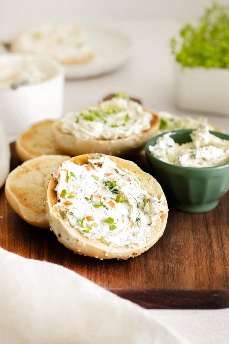 Homemade Flavored Cream Cheese Recipe (3 Ways) - Easy Dessert Recipes