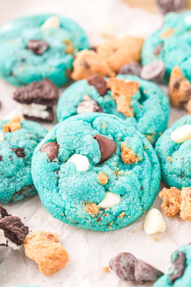 Cookie Monster Cookies Recipe - Easy Dessert Recipes