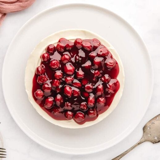 No Bake Cherry Cheesecake Recipe - Easy Dessert Recipes
