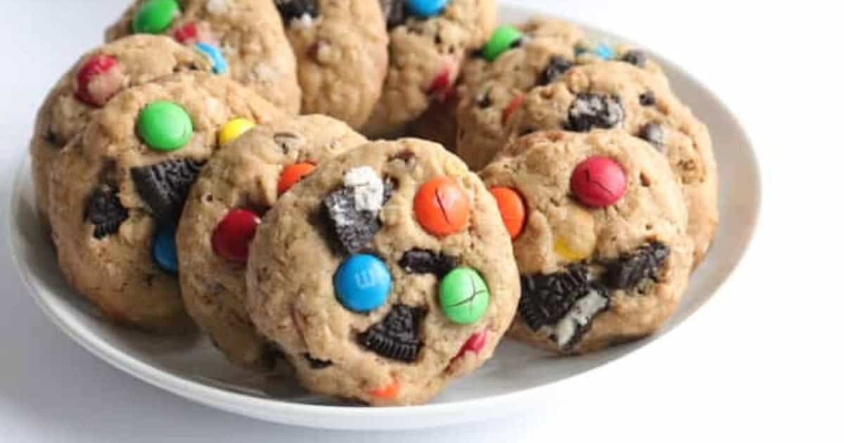 Oreo Monster Cookies Recipe - Easy Dessert Recipes
