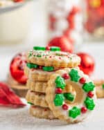 Christmas Wreath Cookies Recipe - Easy Dessert Recipes