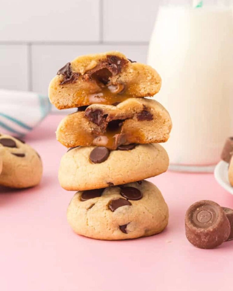 Rolo Stuffed Cookies Recipe - Easy Dessert Recipes