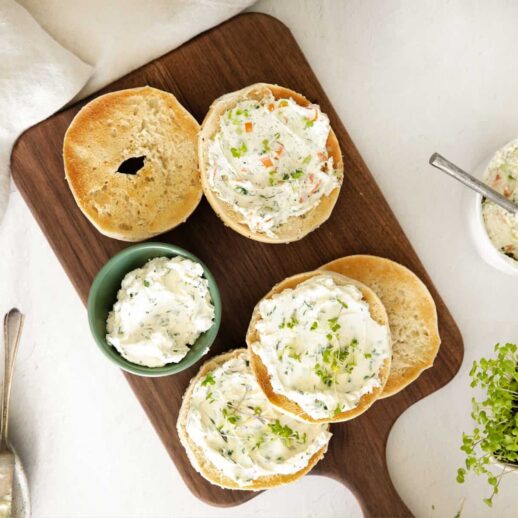 Homemade Flavored Cream Cheese Recipe (3 Ways) - Easy Dessert Recipes