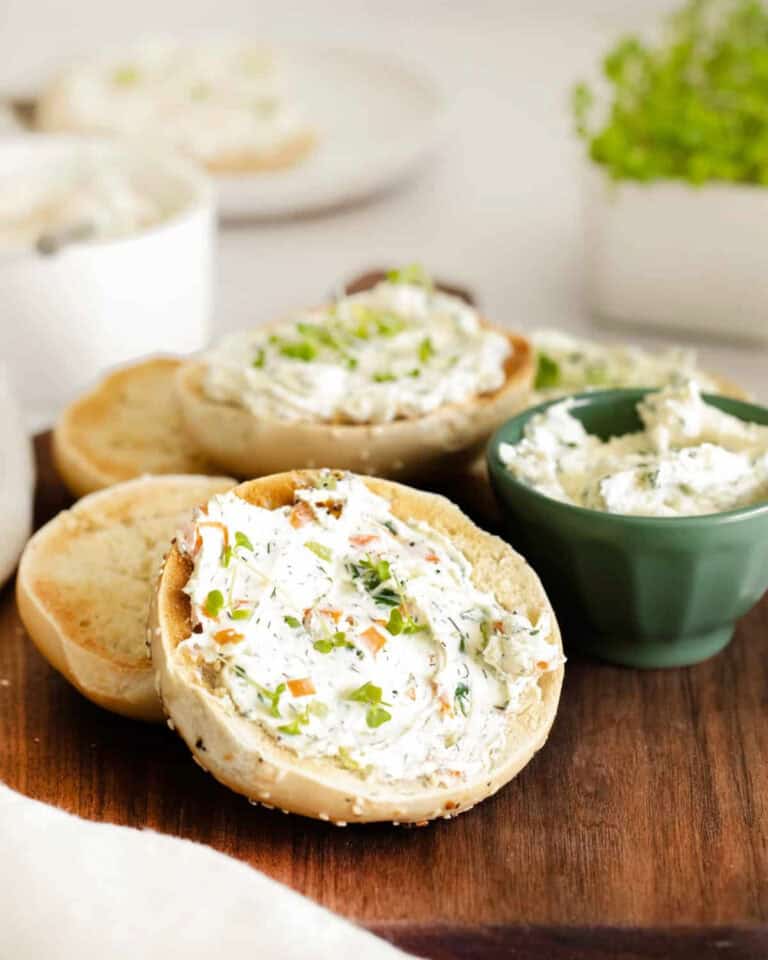 Homemade Flavored Cream Cheese Recipe (3 Ways) - Easy Dessert Recipes